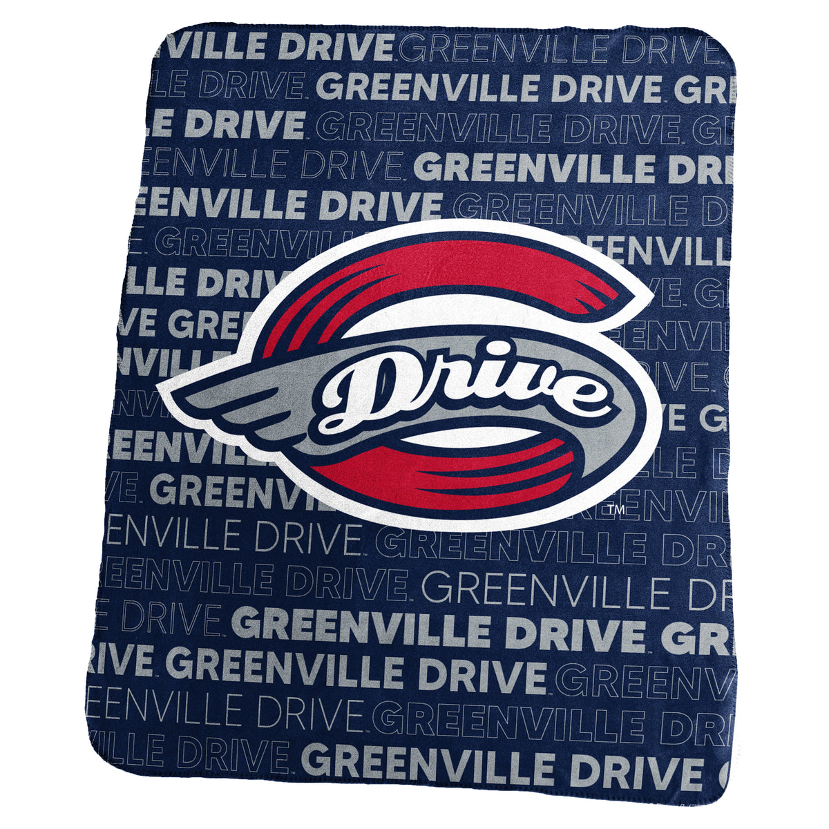 Greenville Drive Logo Brands Fleece Blanket – Greenville Drive Official ...
