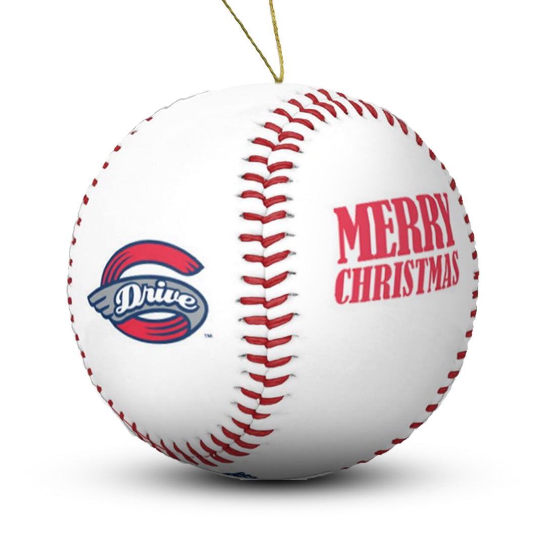 Greenville Drive BMore White Baseball Ornament – Greenville Drive ...